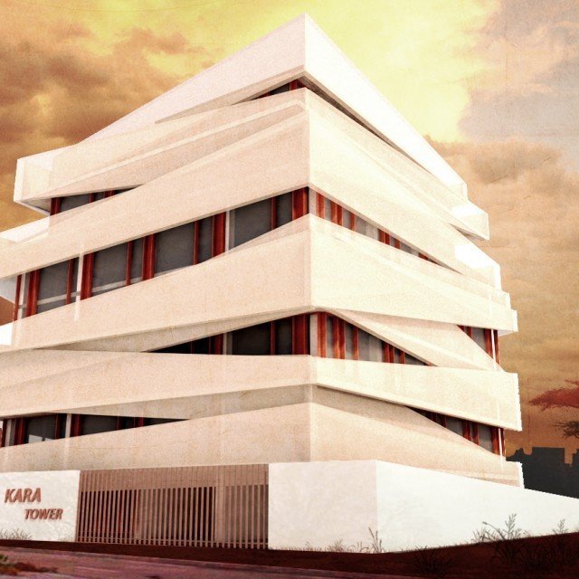 Adomako Architekten » Design of an office building, Africa – project 25